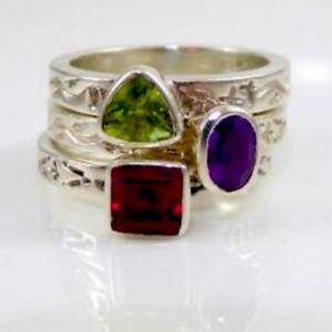 QVC | Jewelry | Stackable Ring Set | Poshmark